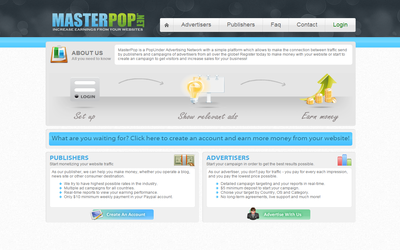 MasterPop Review - PopUnder Advertising Network | ADSWikia