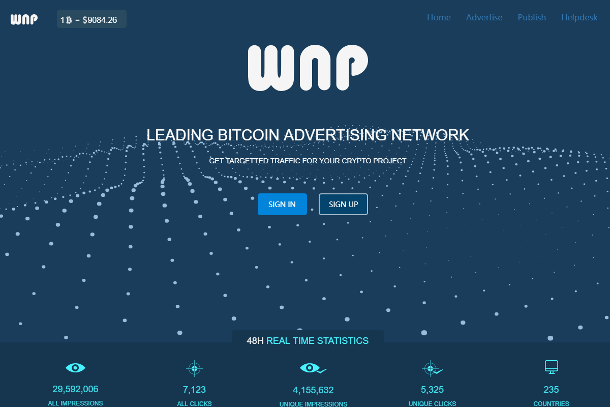 WNP Review - Bitcoin CPC Advertising Network | ADSWikia