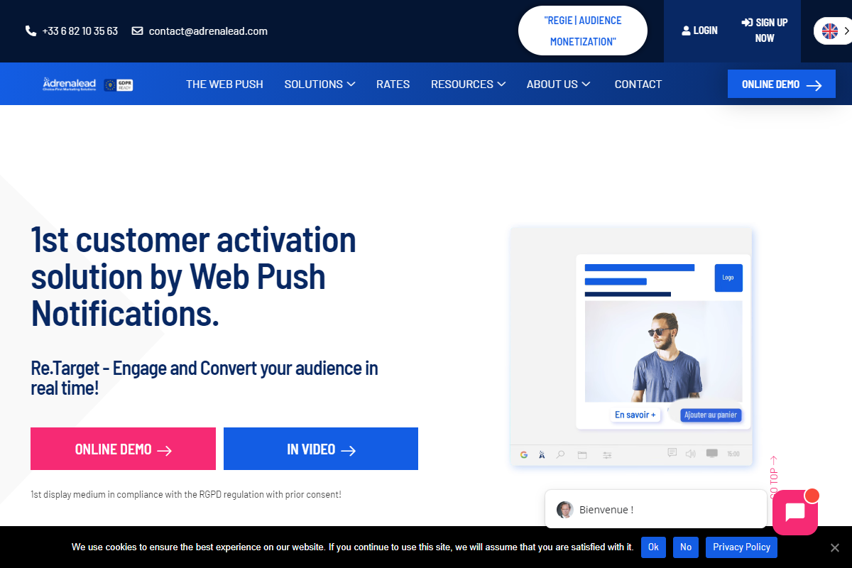 Adrenalead Review - Push Notifications Ad Network | ADSWikia
