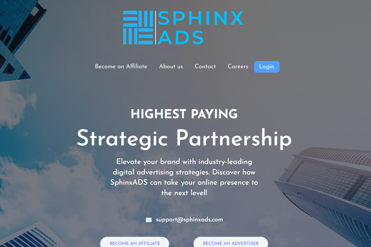 Sphinx ADS Review - CPA Affiliate Network | ADSWikia